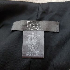 Folio | Jackets & Coats | Folio Ny Black White Bell Sleeve Jacket ...